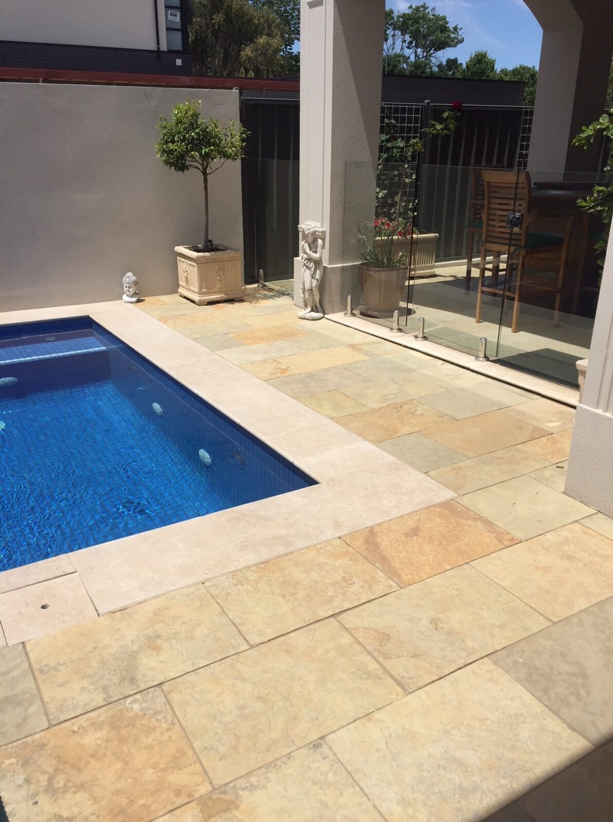 Natural Stone Pool Design Inspiration – Natural Stone Tiles, Pavers ...